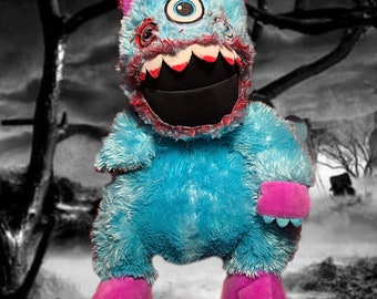 Fuzzy Monster Bag - Etsy