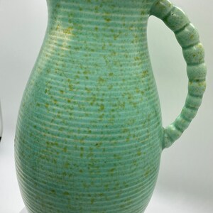 Art Deco Shorter and Sons Jug/vase, Pottery, Glazed in Green, Made in ...