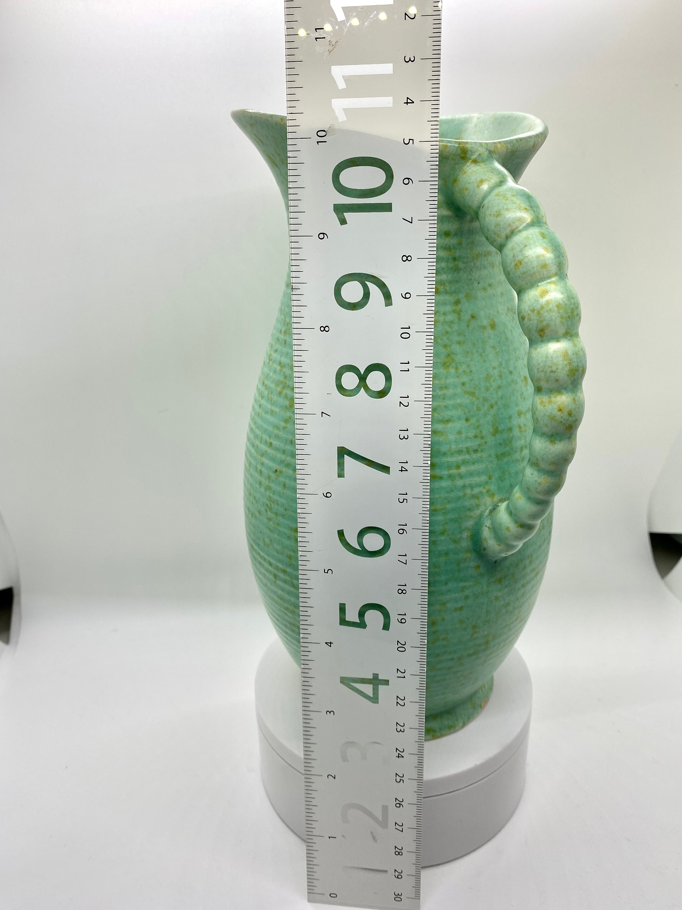Art Deco Shorter and Sons Jug/vase, Pottery, Glazed in Green, Made in ...