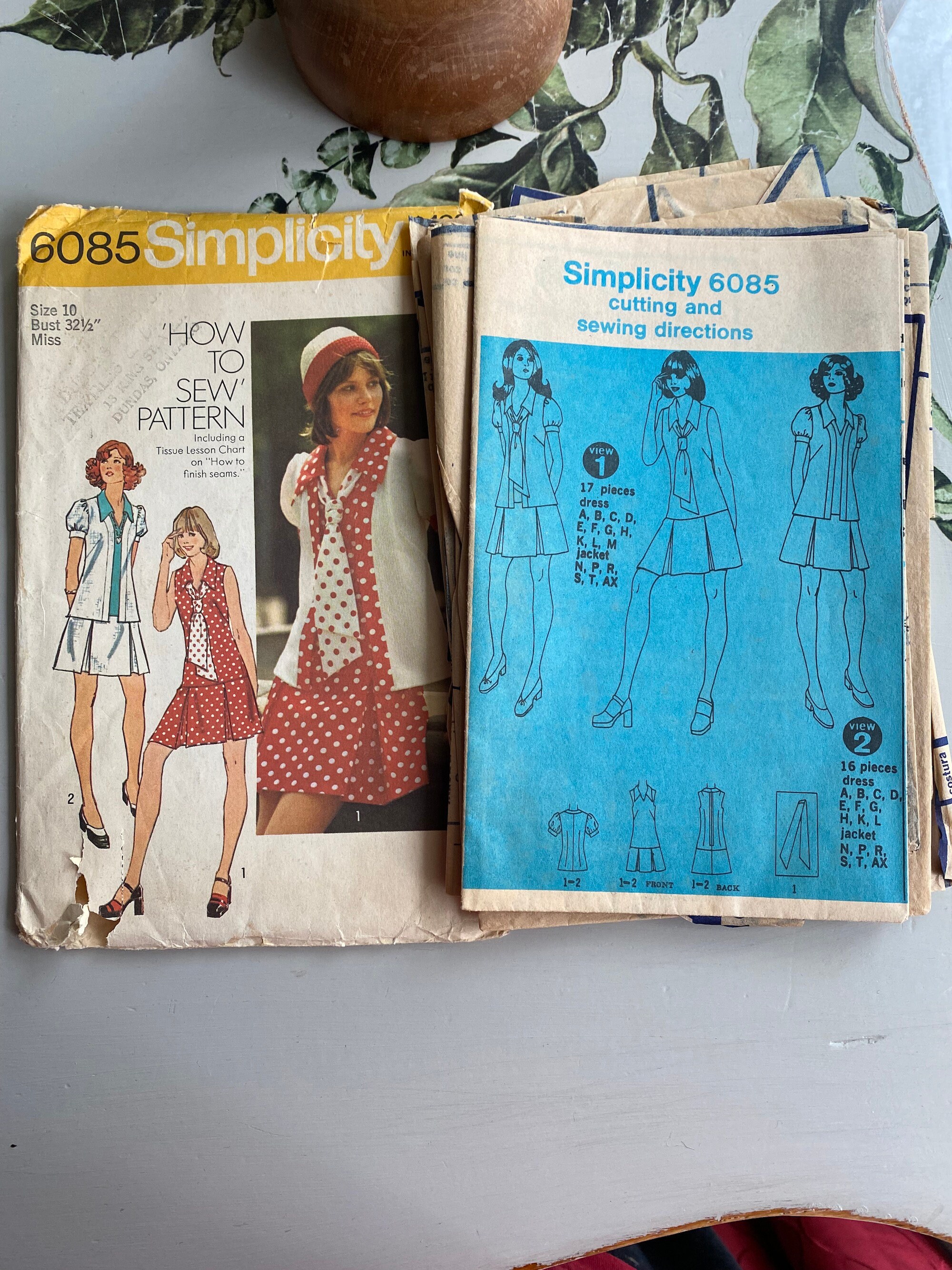 Simplicity 6085 Sewing Pattern - Etsy