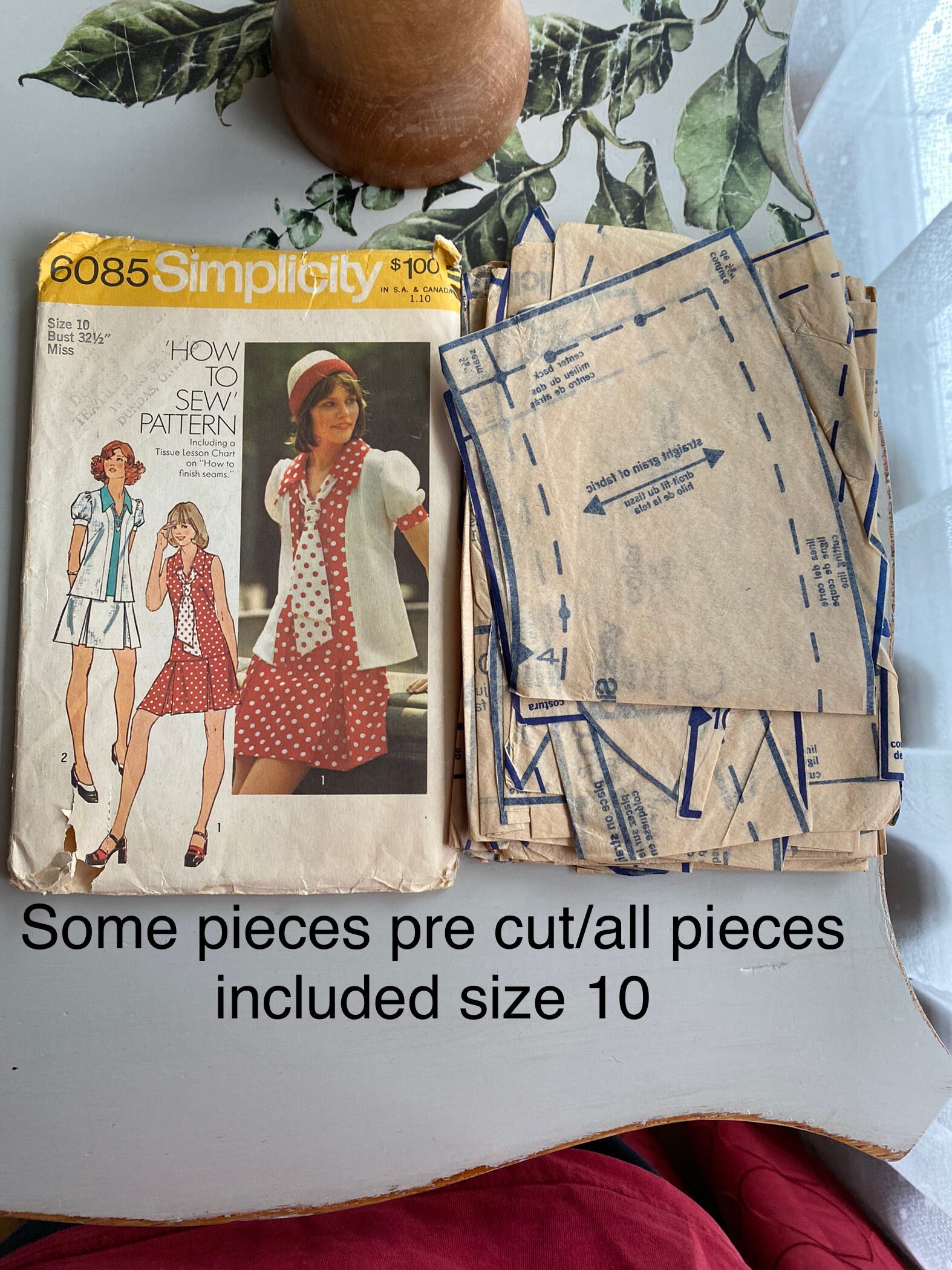 Simplicity 6085 Sewing Pattern - Etsy