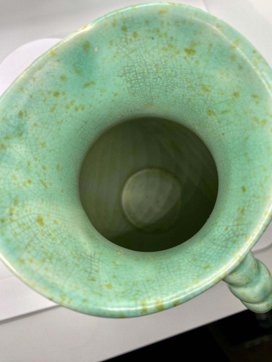 Art Deco Shorter and Sons Jug/vase, Pottery, Glazed in Green, Made in ...