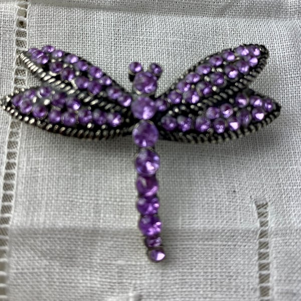 Purple Brooch - Etsy