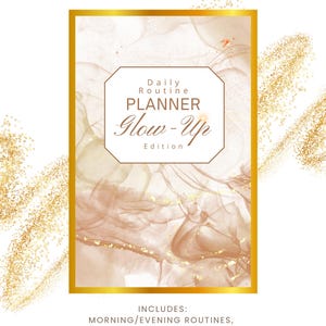 Daily Routine Glow-up Planner | Printable PDF | Morning & Night Routine ...