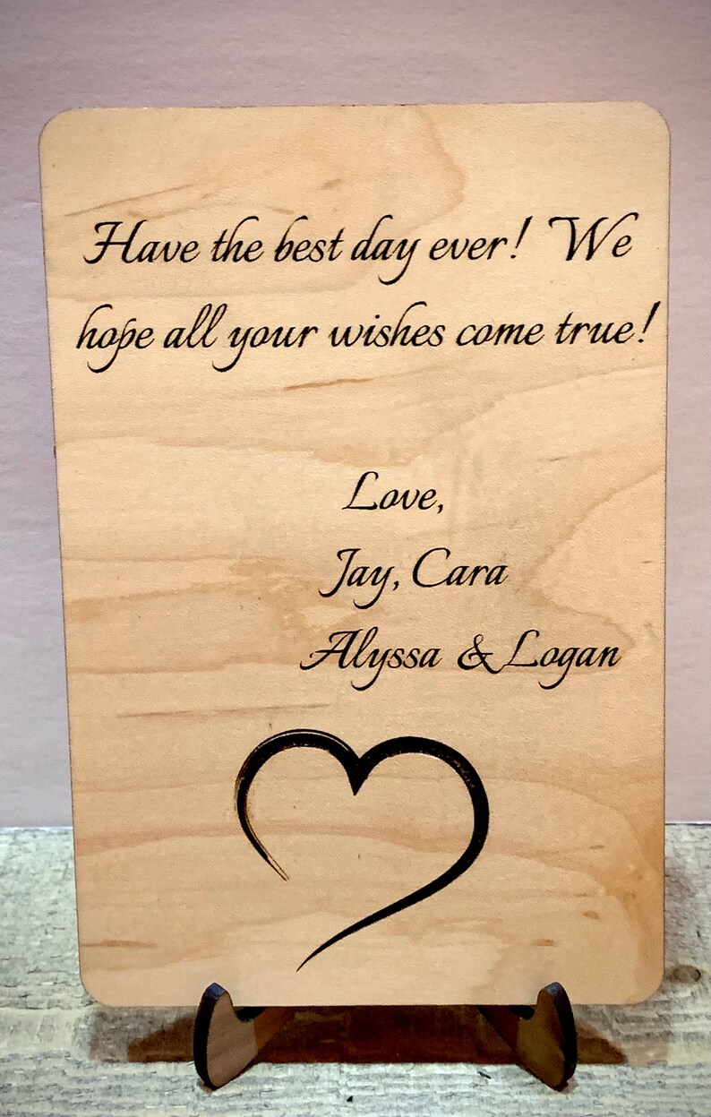 Custom Happy Birthday Card - Etsy