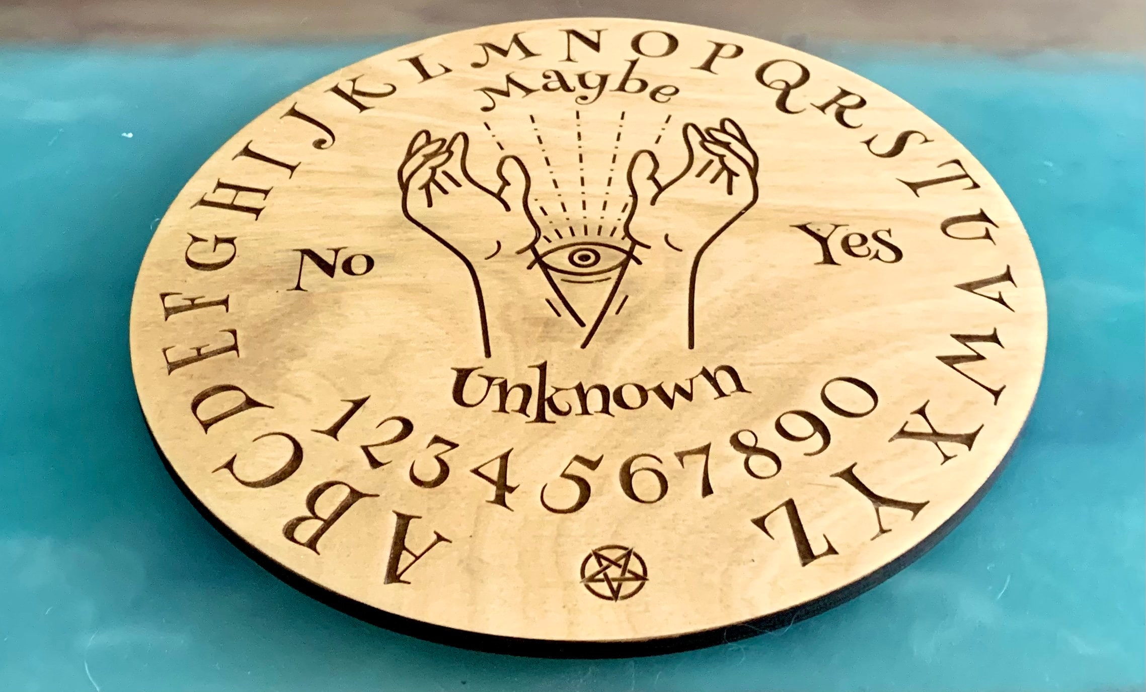 Pendulum Board, Wooden Engraved Pendulum Board - Etsy