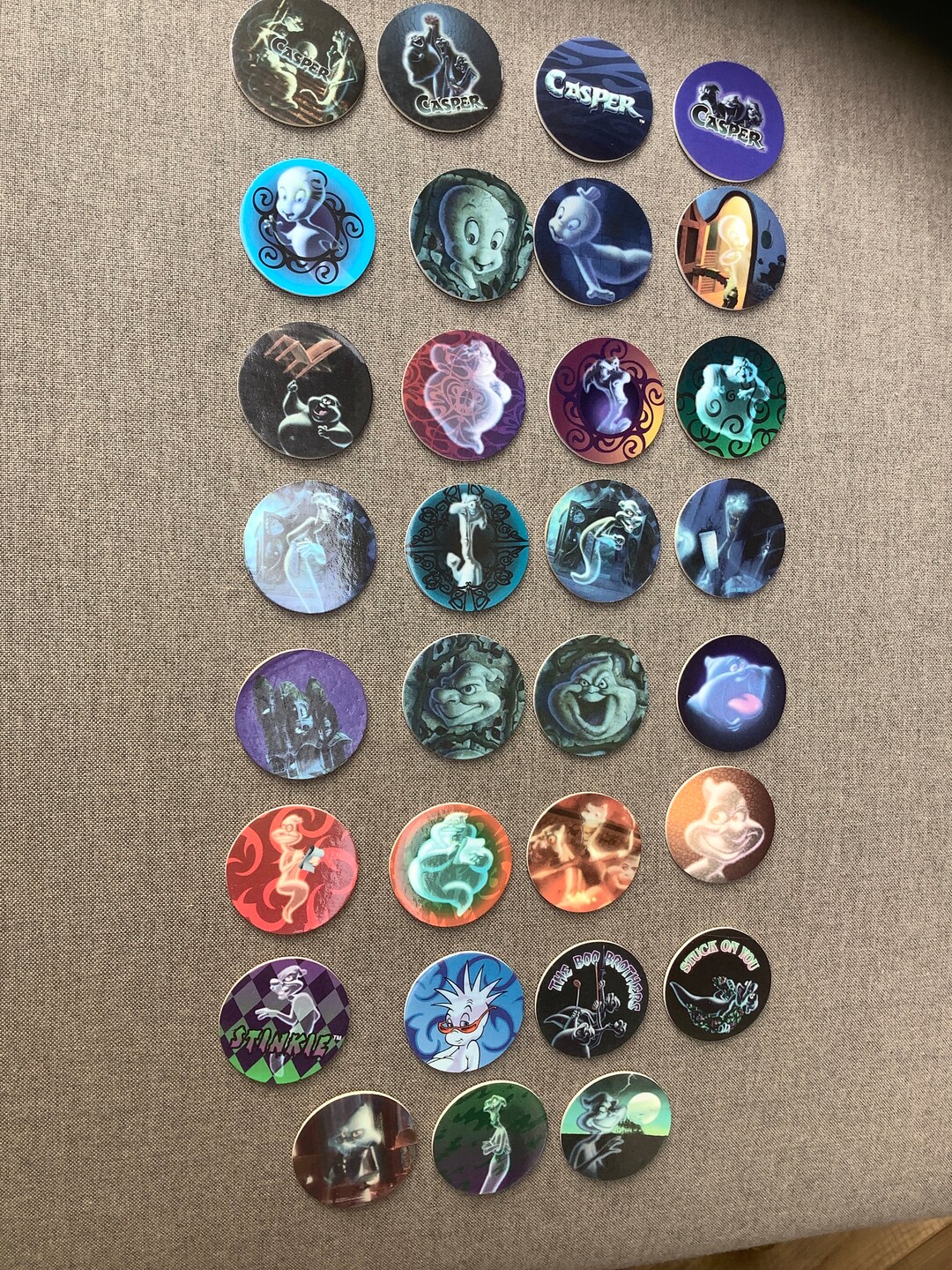 Lot of 32 CASPER the Friendly Ghost Canada Games/pog Pogs - Etsy