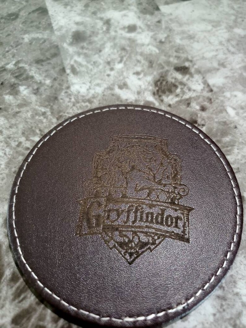 Harry Potter Coaster 6-pack Custom Set With Holder Harry Potter Gift ...
