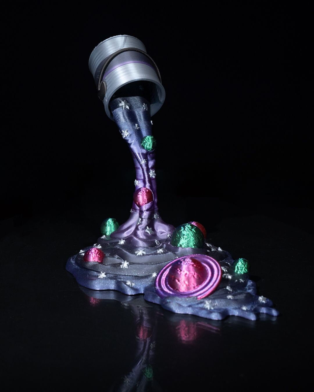 Spilled Milky-way 3d Printed Art - Etsy