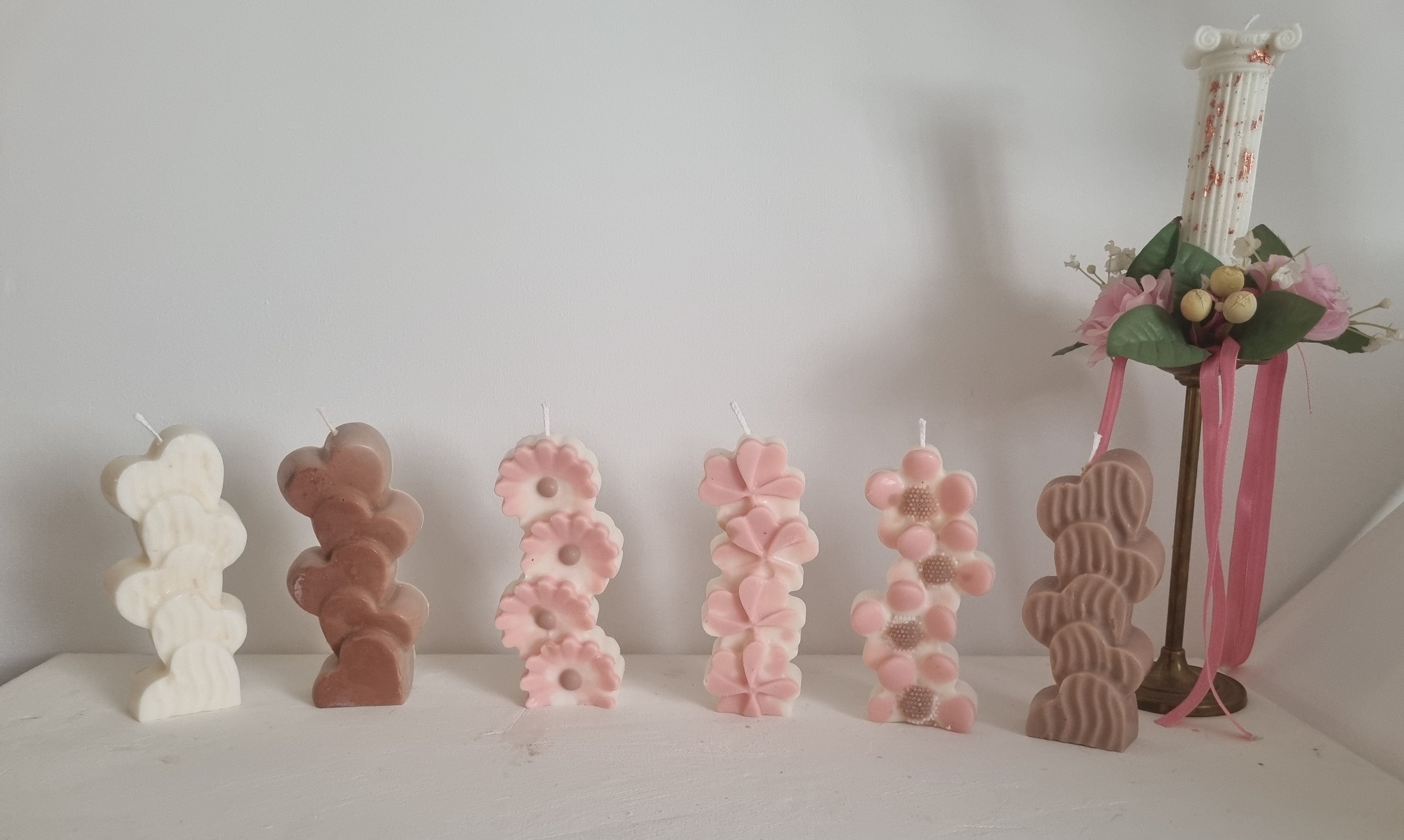 Greek Column Candle Greek Candles Mythology Soy Wax Candles Eco ...