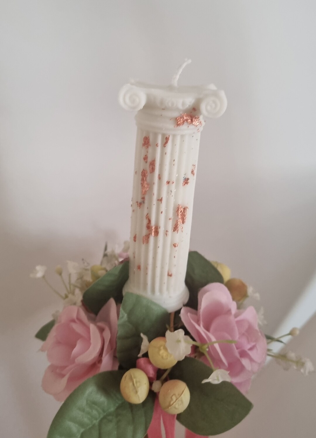 Greek Column Candle Greek Candles Mythology Soy Wax Candles Eco ...