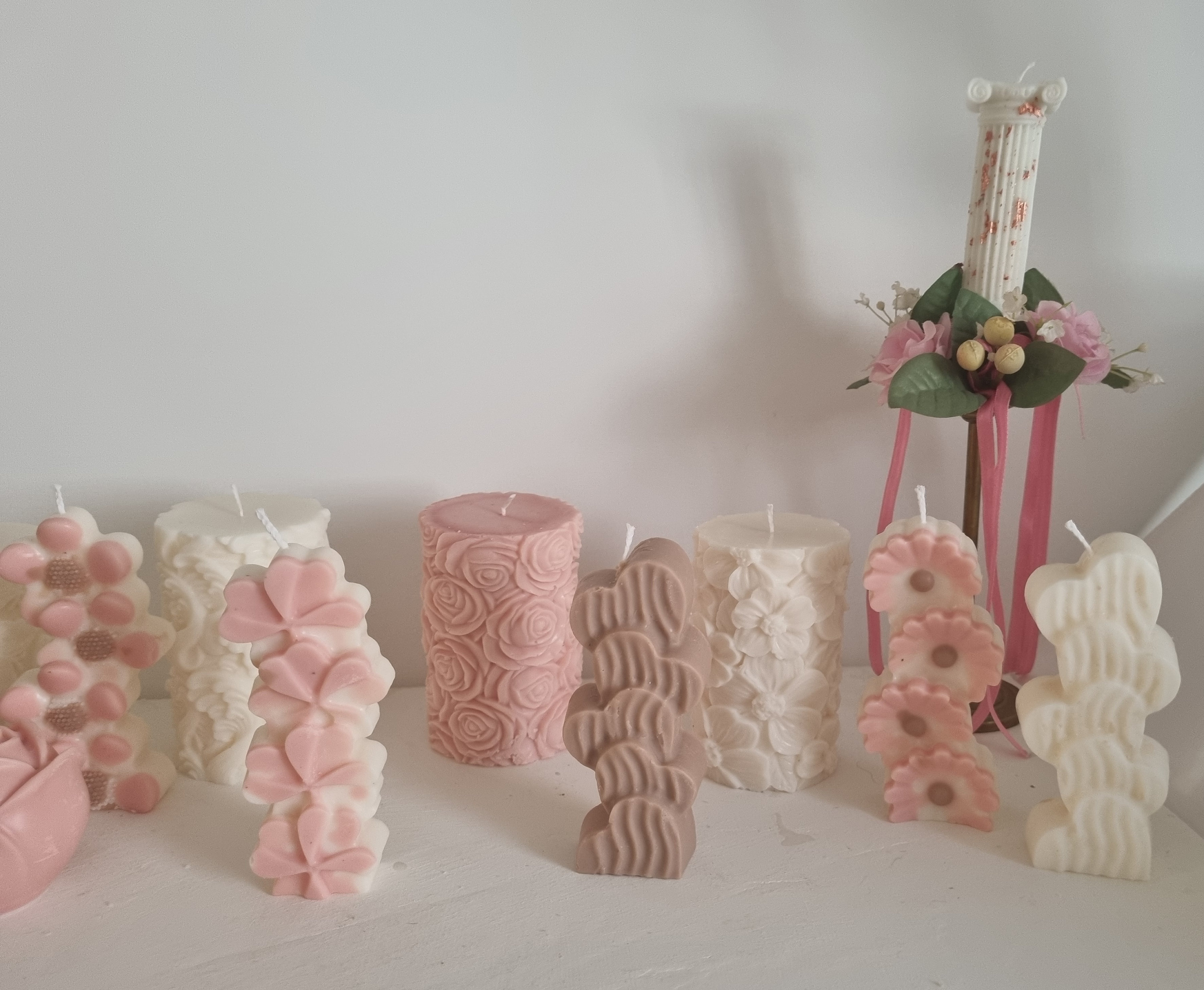 Greek Column Candle Greek Candles Mythology Soy Wax Candles Eco ...