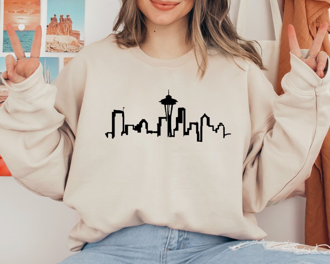 Seattle Sweatshirt, Washington Seattle Outfit, City Hoodie, Washington ...
