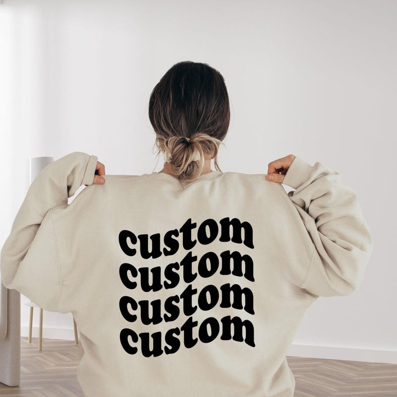 Letter Print Hoodies - Etsy
