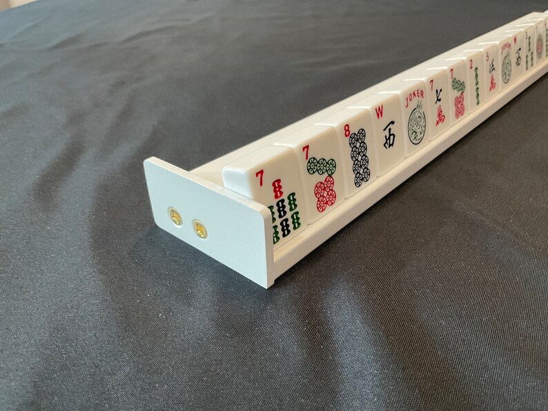 Mah Jongg Tile Racks With End Stop - Etsy