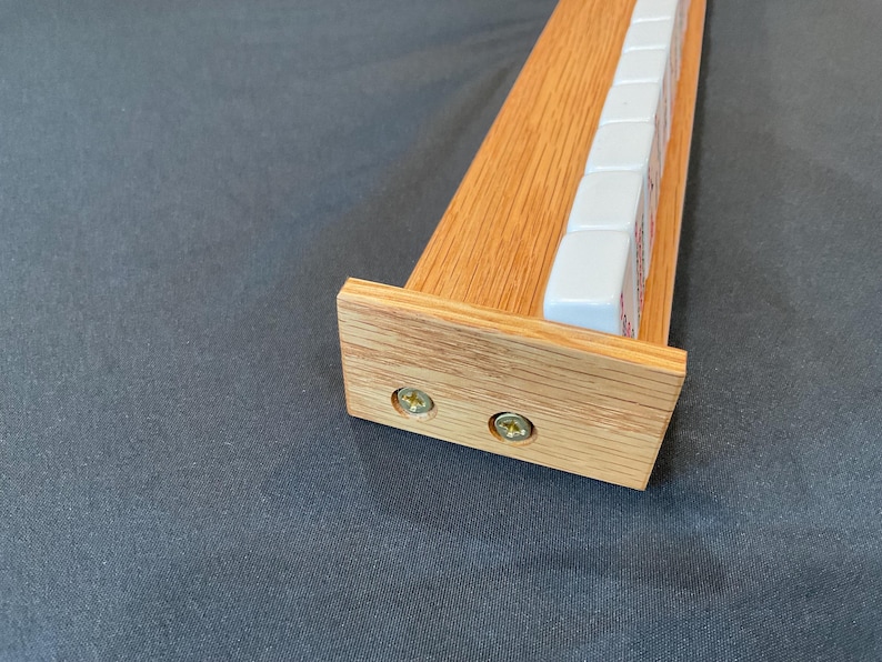 Mah Jongg Tile Racks With End Stop - Etsy