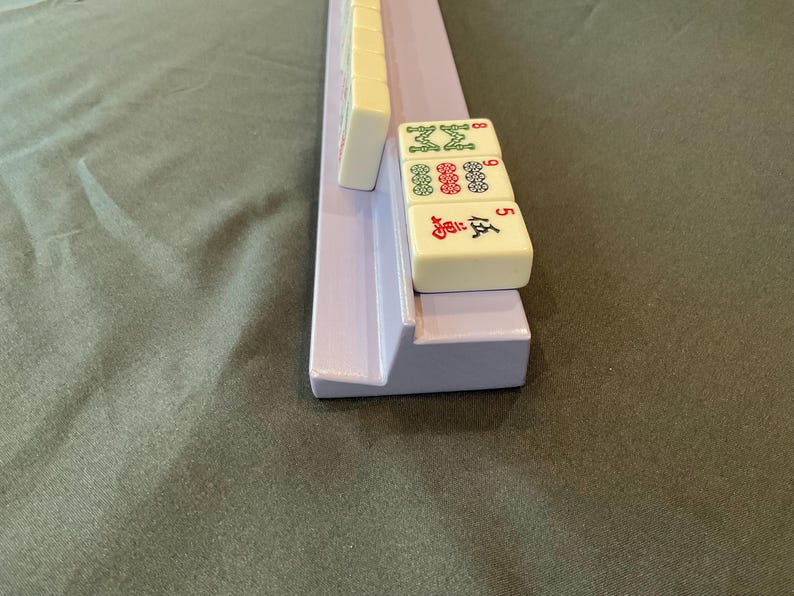 Mah Jongg Tile Racks With End Stop - Etsy