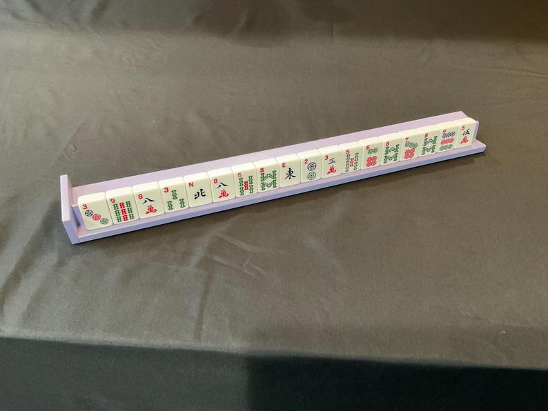 Mah Jongg Tile Racks With End Stop - Etsy