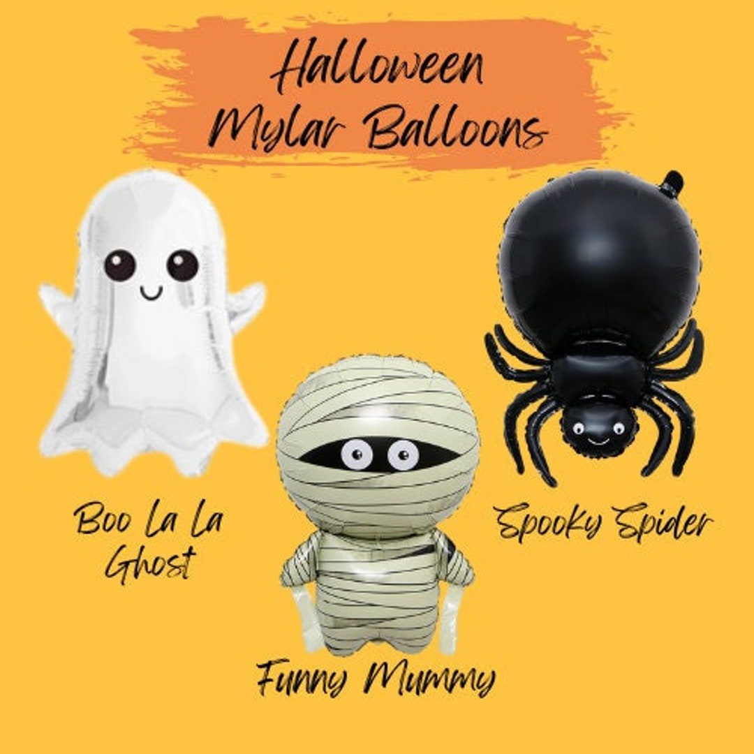 Mummy Balloon | Ghost Balloon | Boo La La Ghost | Spider Balloon ...