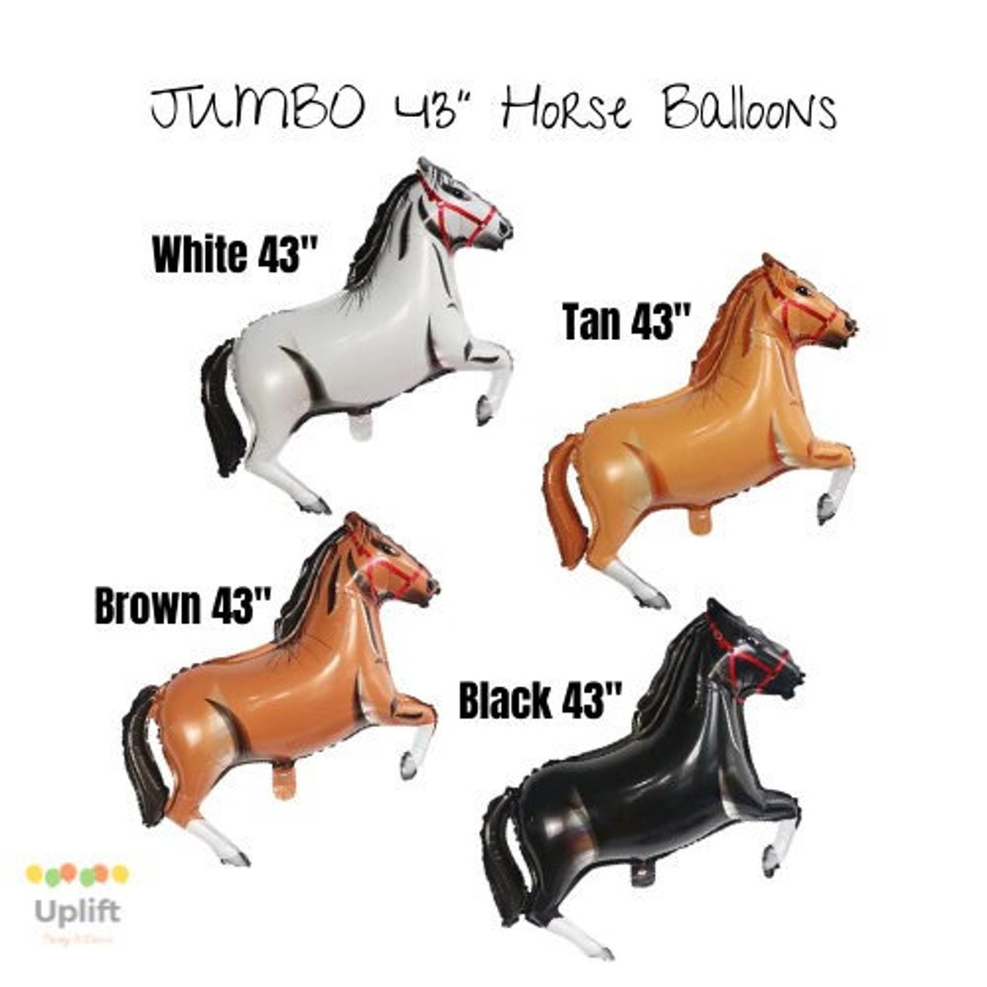 Jumbo Horse Balloons | Western Party | Horse Birthday Party | Rodeo ...