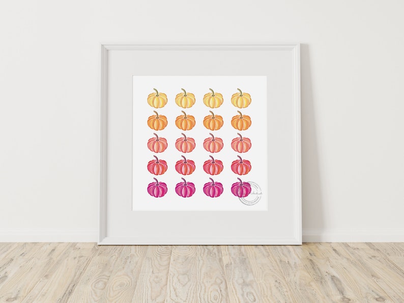 Fall Printable Wall Art, Halloween Wall Art Printable, Pumpkin Wall Art ...