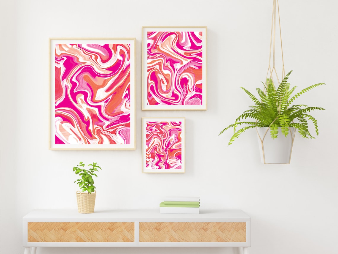 Preppy Wall Art Set of 3 Preppy Room Decor Set of 3 Preppy - Etsy