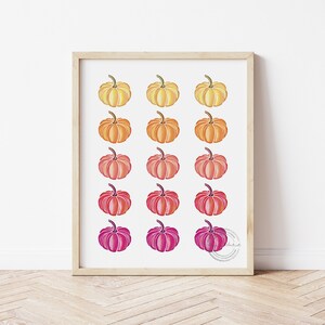 Fall Printable Wall Art, Halloween Wall Art Printable, Pumpkin Wall Art ...