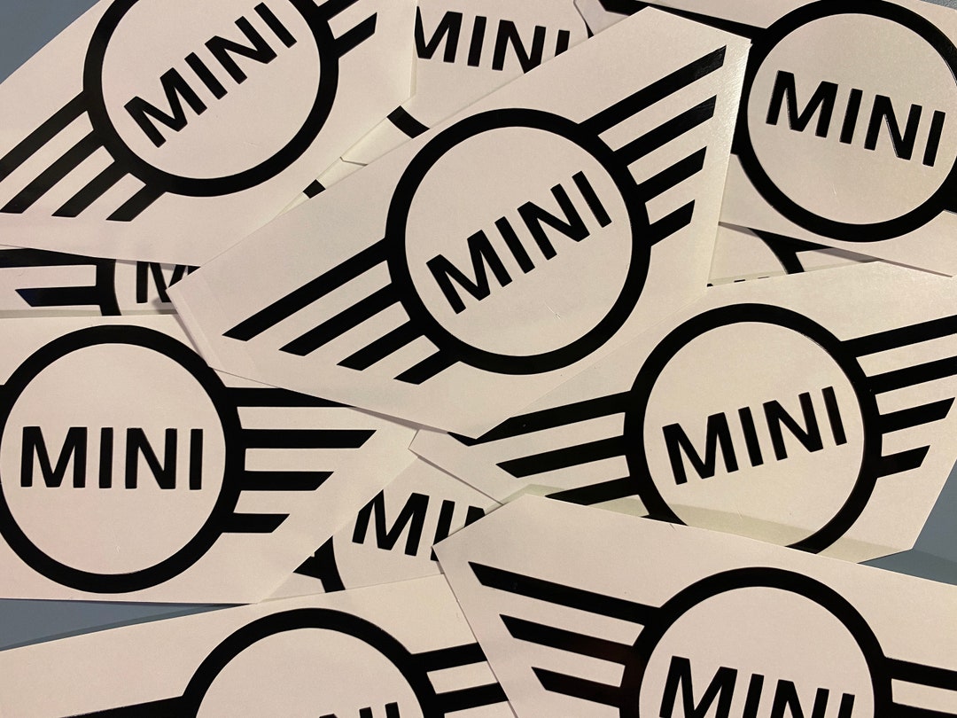 Mini Car Make Logo - Vinyl Sticker - Etsy UK