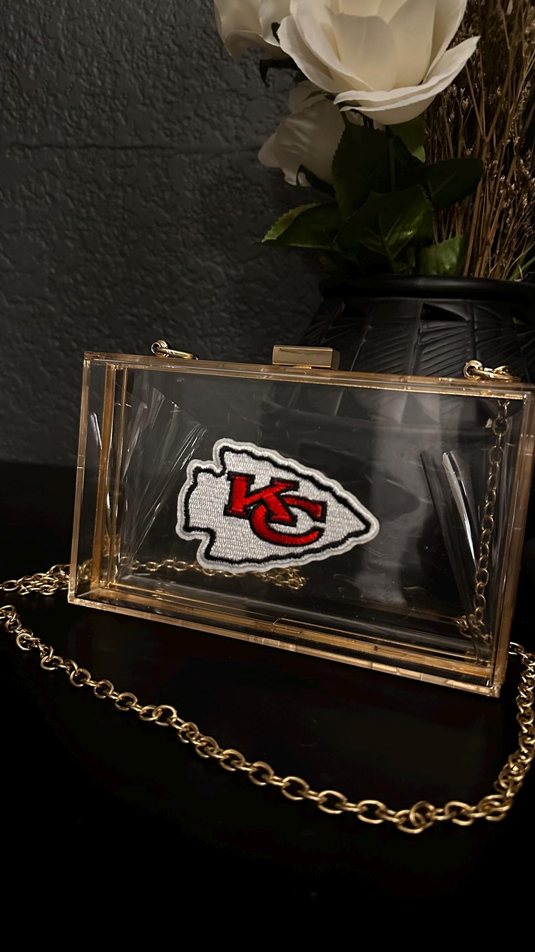 Chiefs Clear Stadium Purse: Game Day Crossbody Bag - Etsy