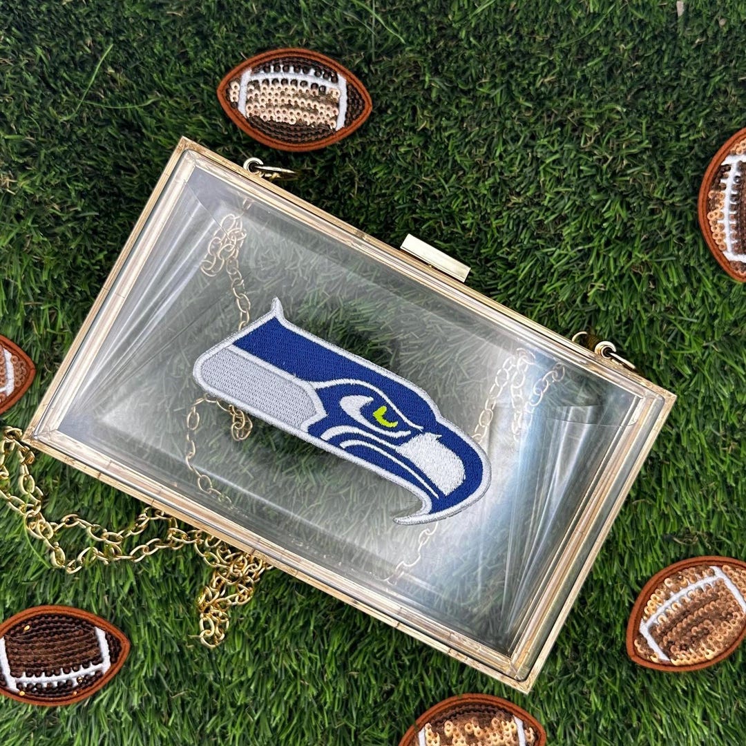 Seattle Seahawks Clear Purse – Stadium Approved Game Day Bag | Acrylic ...