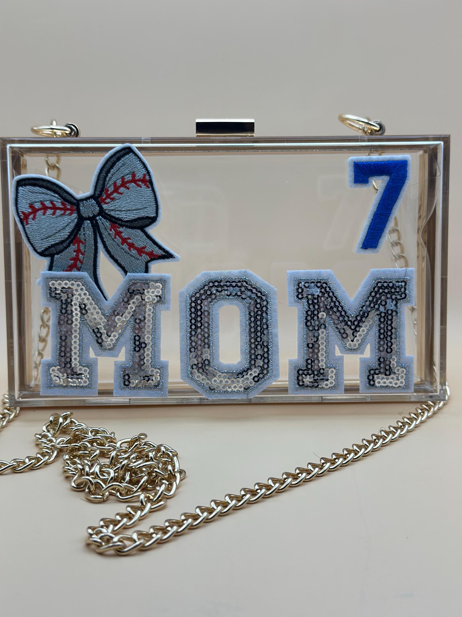 Custom Baseball Mom Purse – Clear Stadium Bag – Personalized Team ...