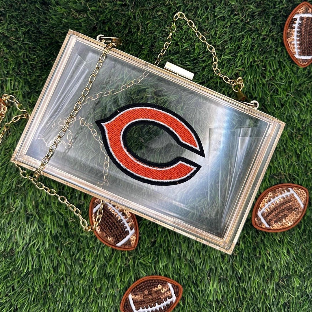 Bears Clear Stadium Purse | NFL Game Day Bag | Chicago Fan Gift - Etsy