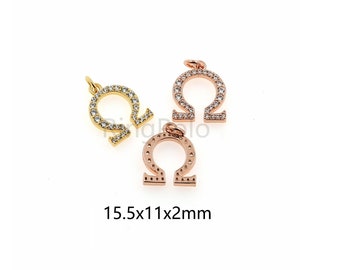 CZ Round Pendant,18k Gold Filled Evil Eye Charm,diy Bracelet Necklace ...