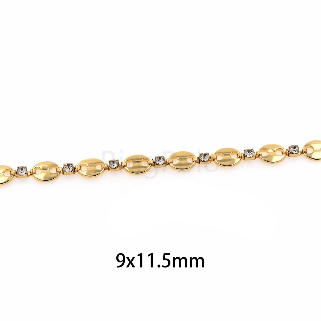 18K Gold Filled Anchor Chain,minimalist Anchor Chains,gold Necklace ...