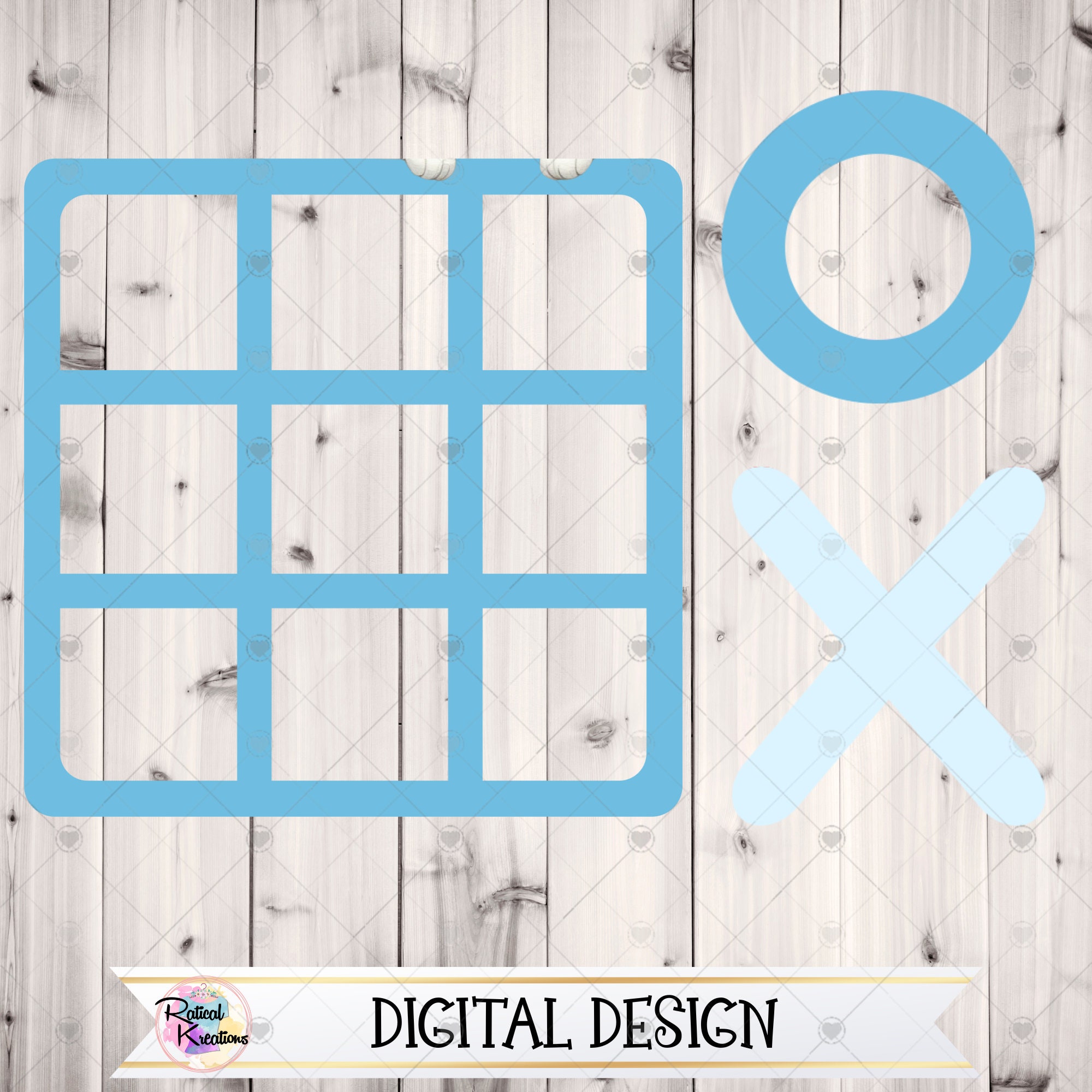 Peeping Bunny Tic Tac Toe- Easter - BLUE DOT- Sublimation Design ...