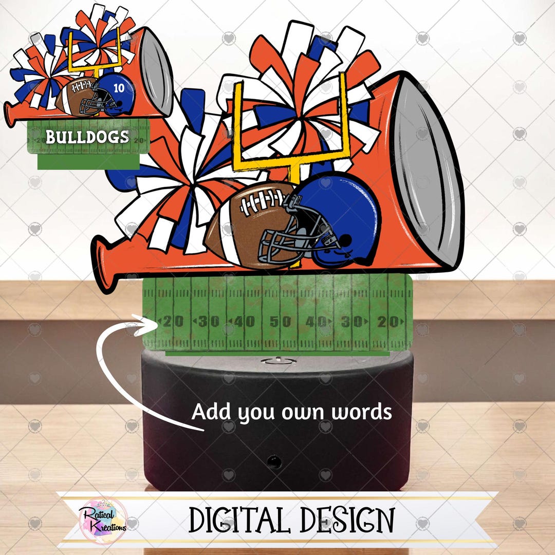 Cheer Light Base for Acrylic Blanks-sublimation Digital Design Download ...