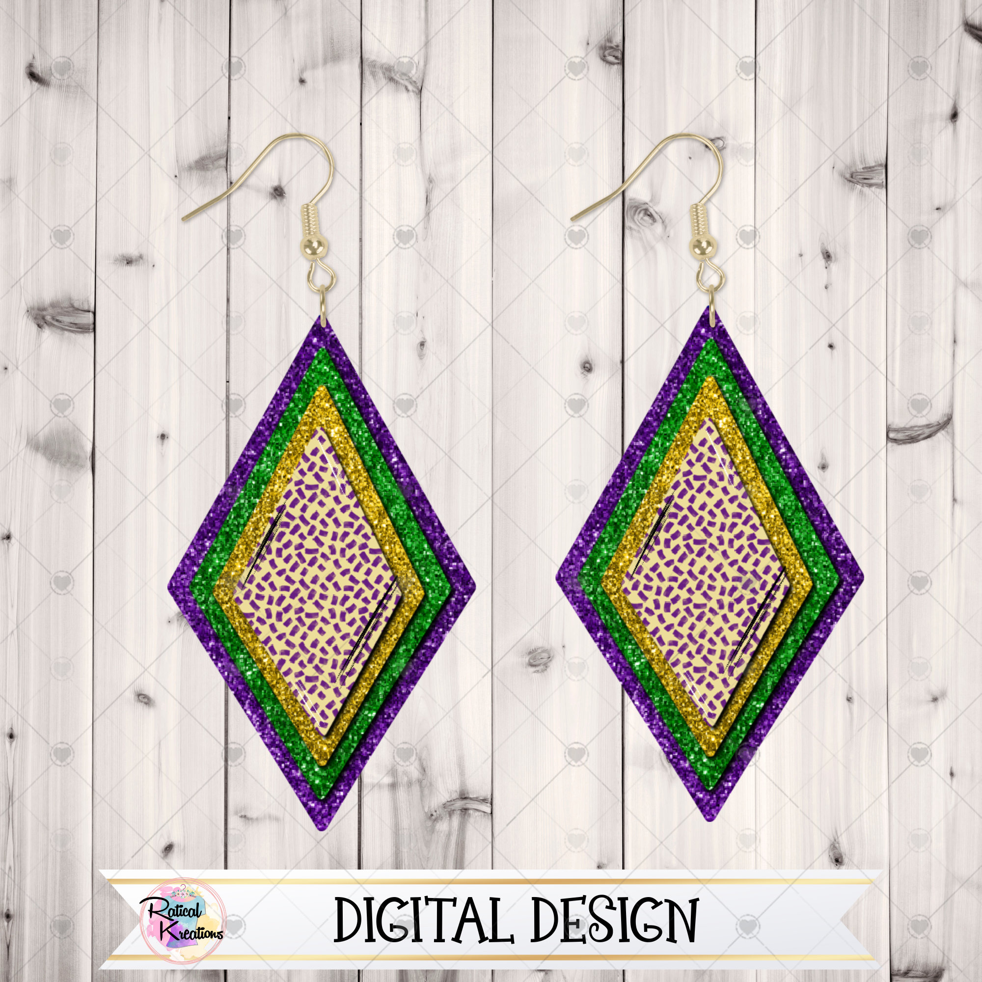 MDF Diamond Shape - Sublimation Digital Design Download, Earrings - Etsy