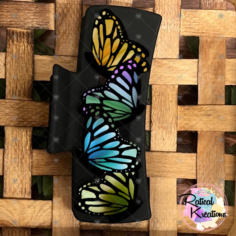 Butterfly Hair Clip- Sublimation Digital Design Download - Etsy