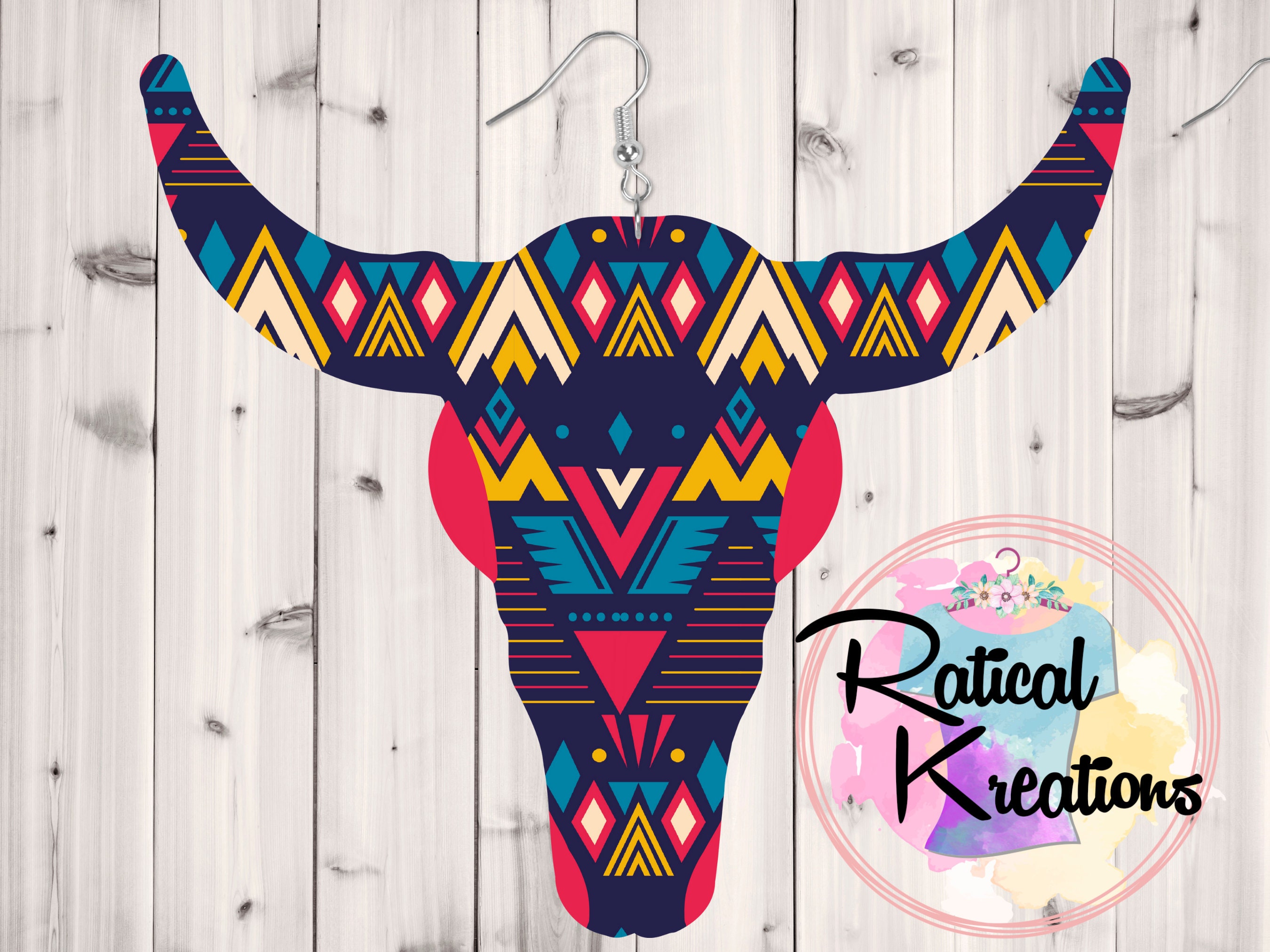 Aztec Bull Skull Bundle- Sublimation Design Download, Digital Design ...