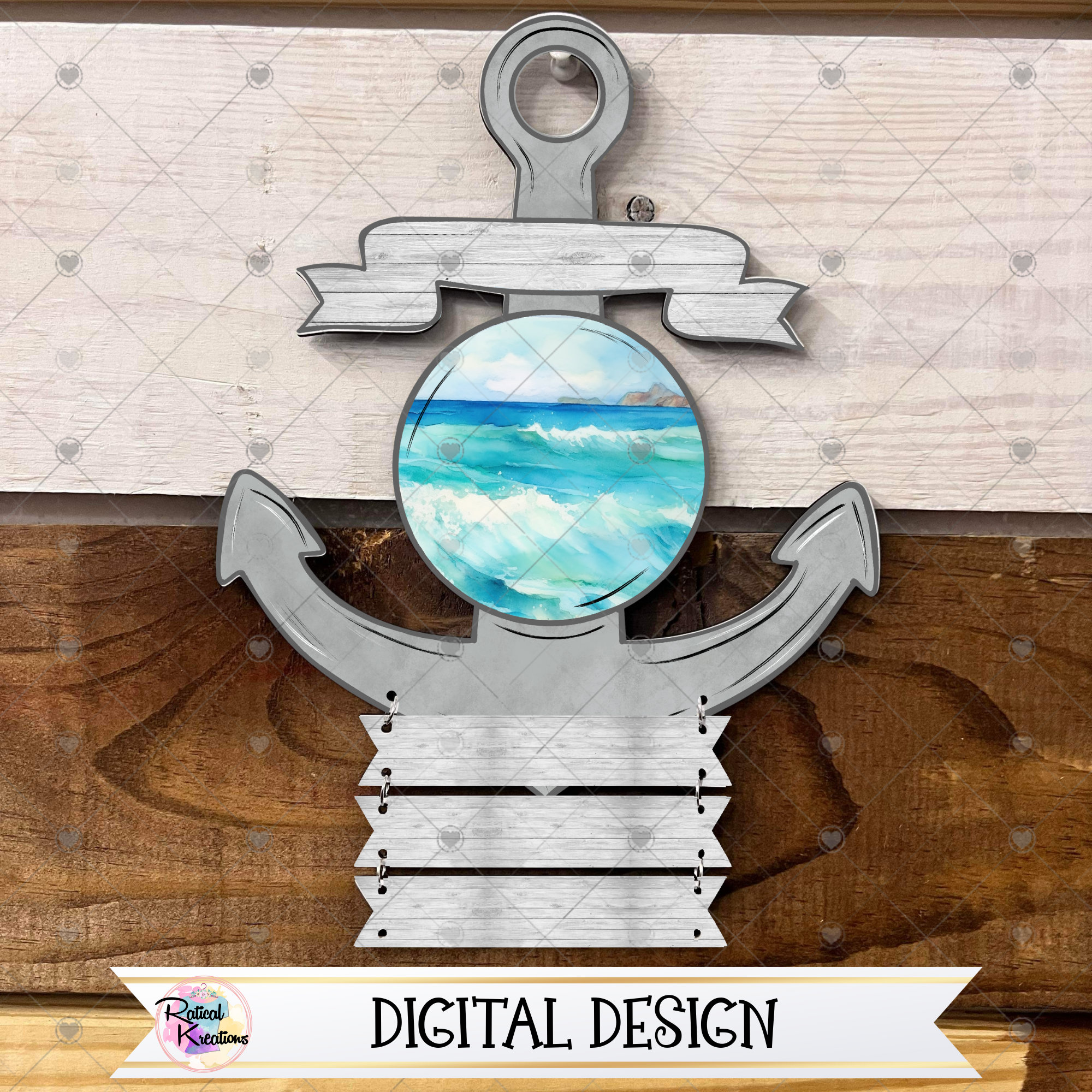 Anchor Cruise Ship Decor - Sublimation Digital Design Download, Door ...