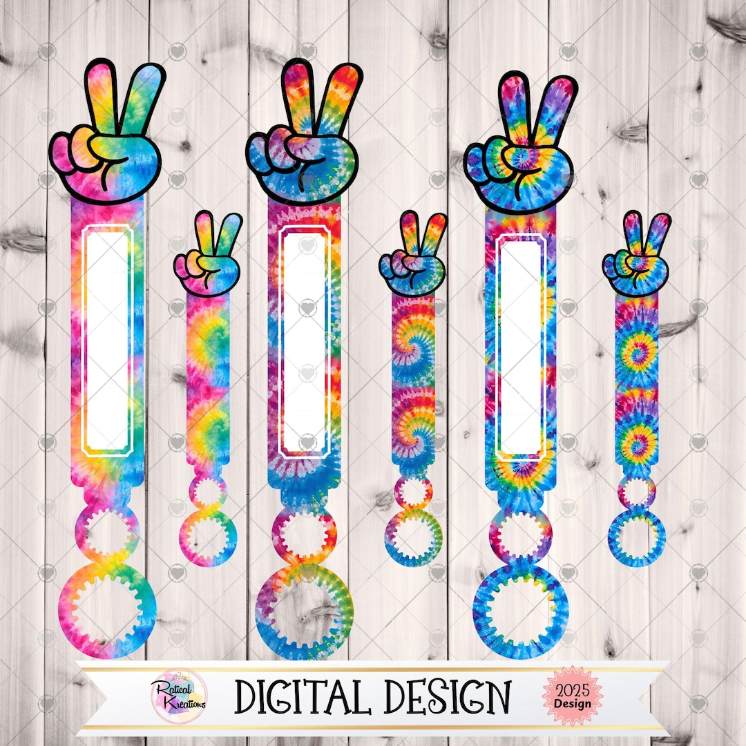Peace Fingers Bubble Wand Design- Sublimation Digital Design Download ...