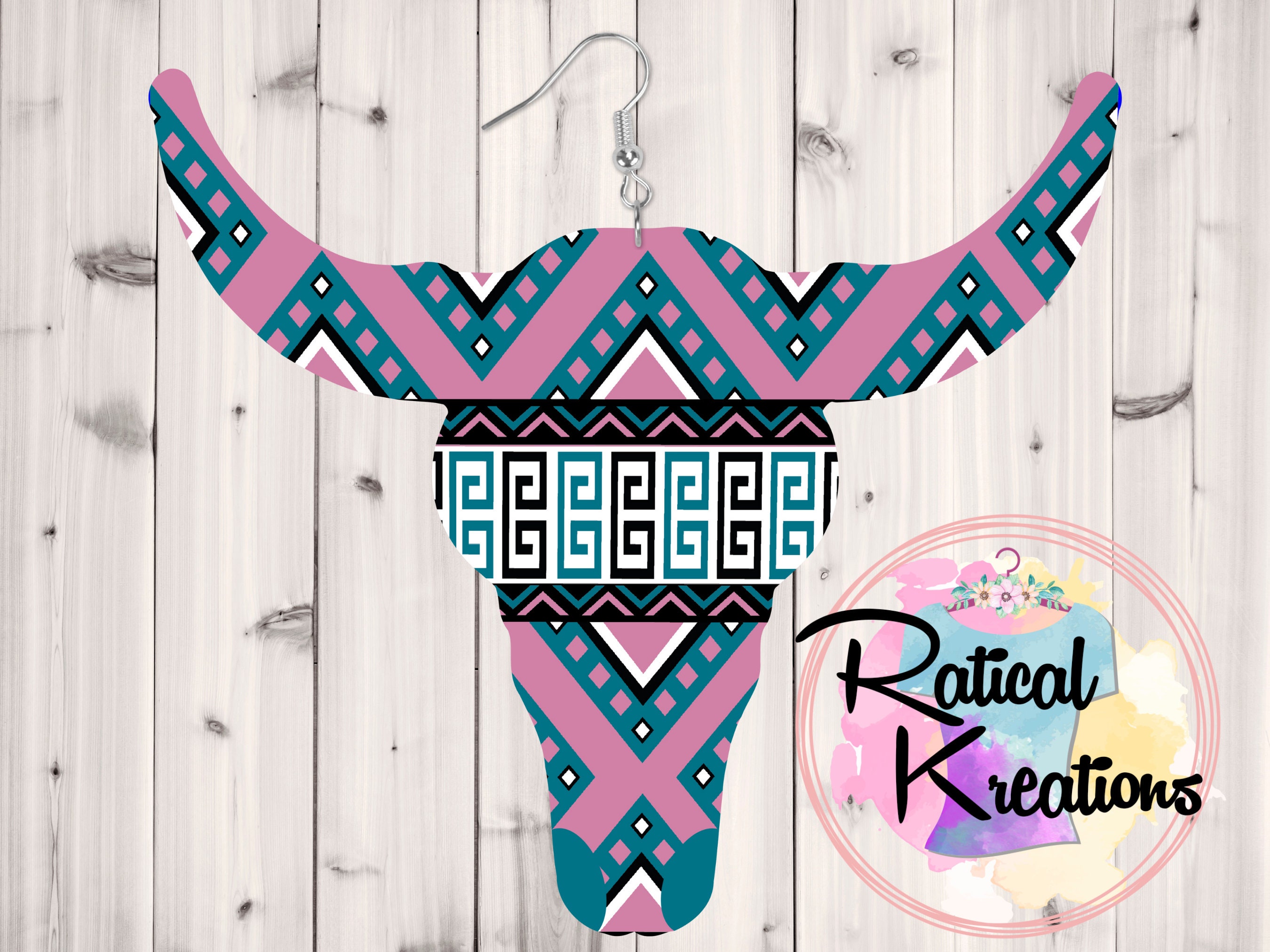 Aztec Bull Skull Bundle- Sublimation Design Download, Digital Design ...