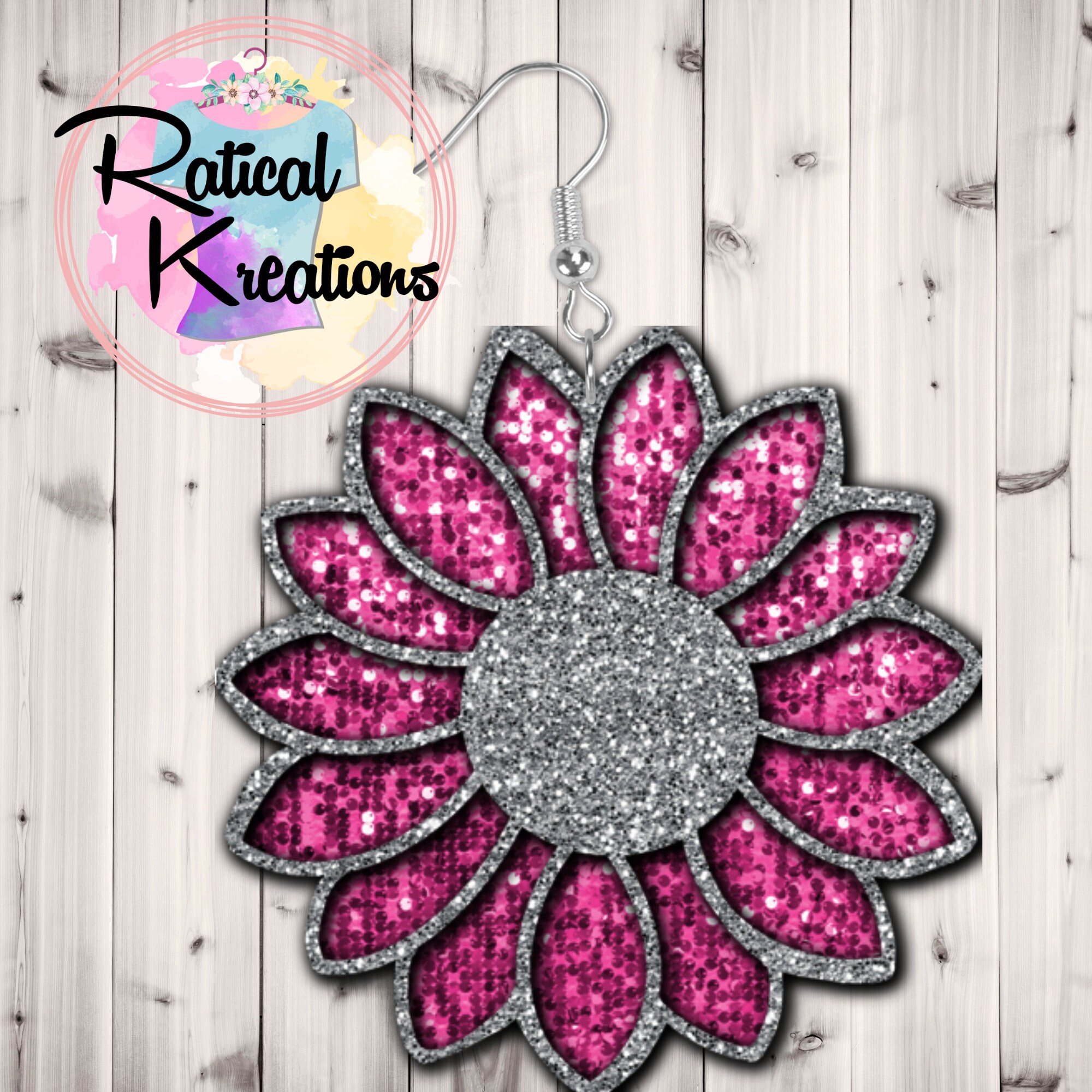 Shades of Pink Sunflower Bundle- Sublimation Design Download, Digital ...
