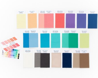 Warm Spring Fabric Swatches Top 22 - Etsy