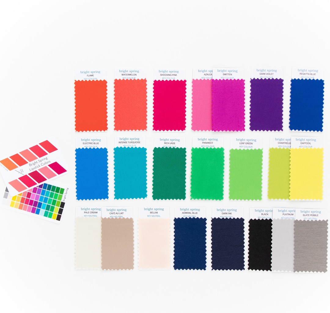 Bright Spring Fabric Swatches Top 22 - Etsy