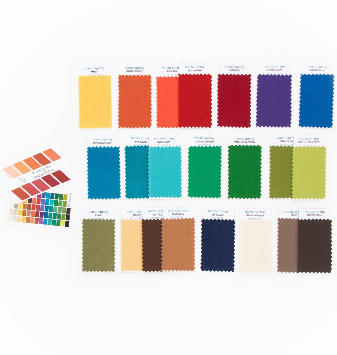 Warm Spring Fabric Swatches Top 22 - Etsy