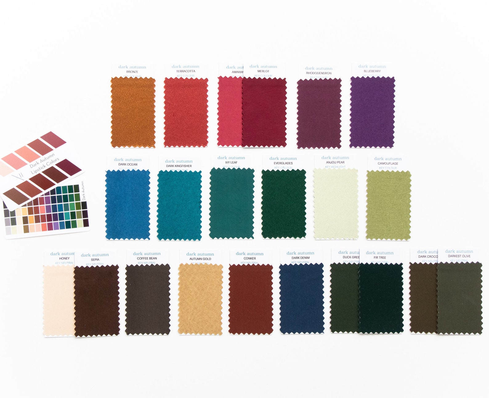 Dark Autumn Fabric Swatches Top 22 - Etsy