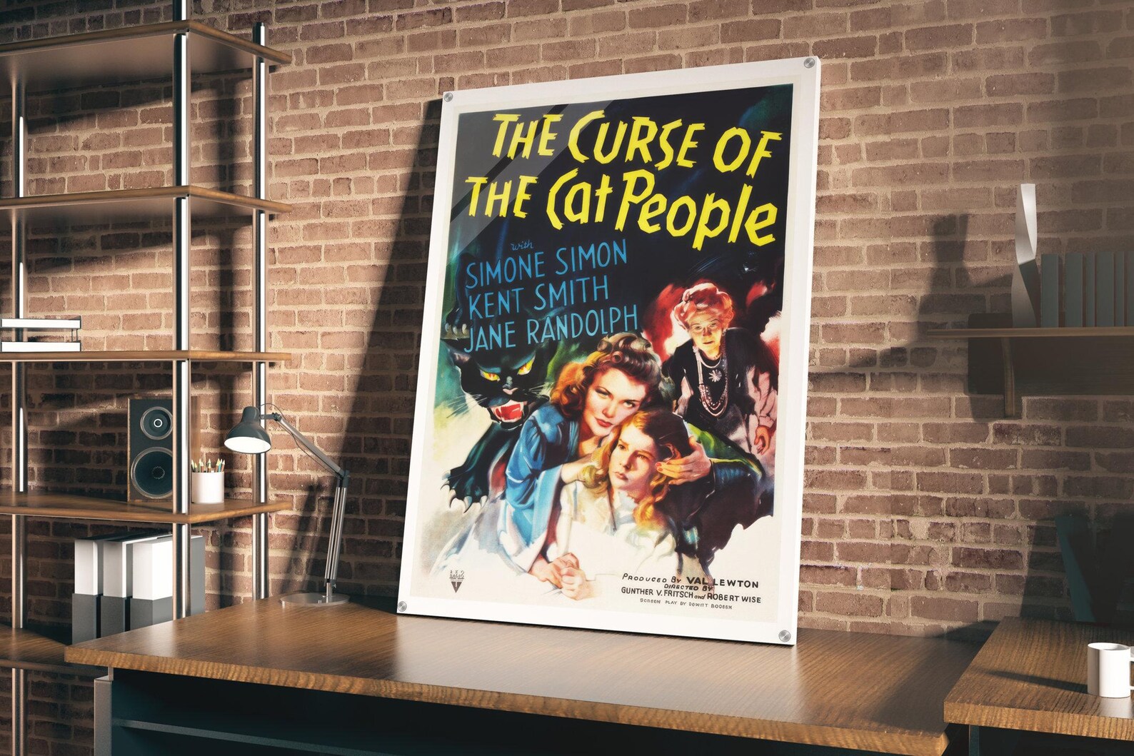 The Curse of the Cat People American Acrylic Poster, Iconic Vintage ...