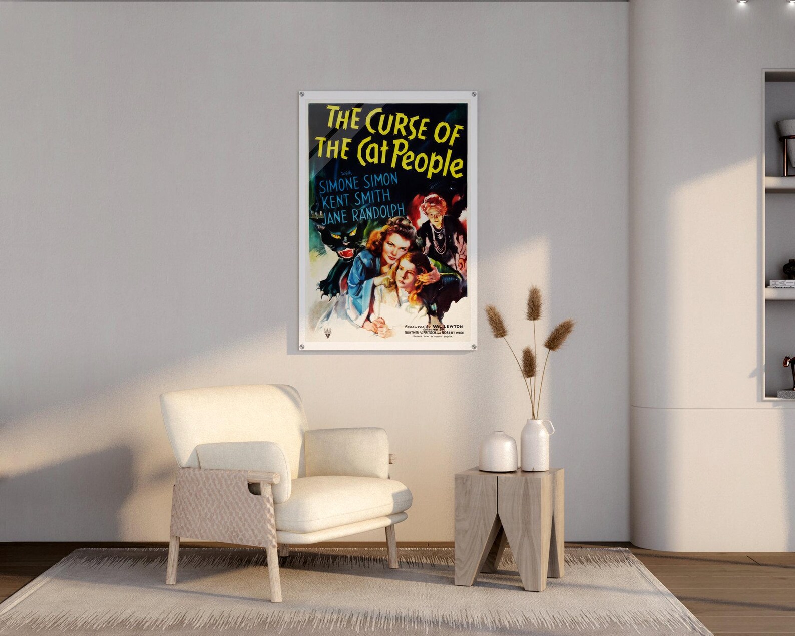 The Curse of the Cat People American Acrylic Poster, Iconic Vintage ...