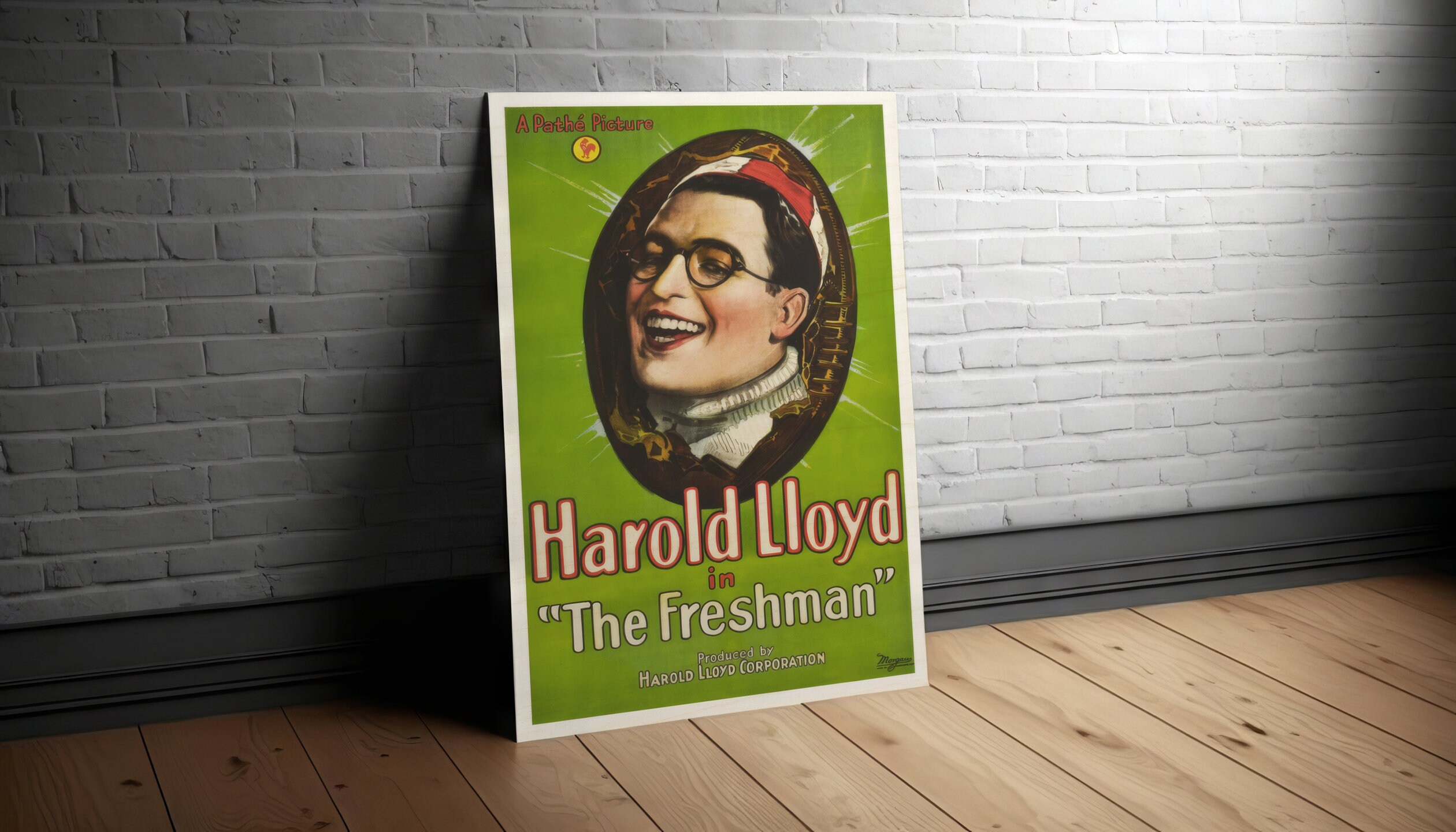 The Freshman American Wooden Poster, Retro Movie Decor Art of This ...